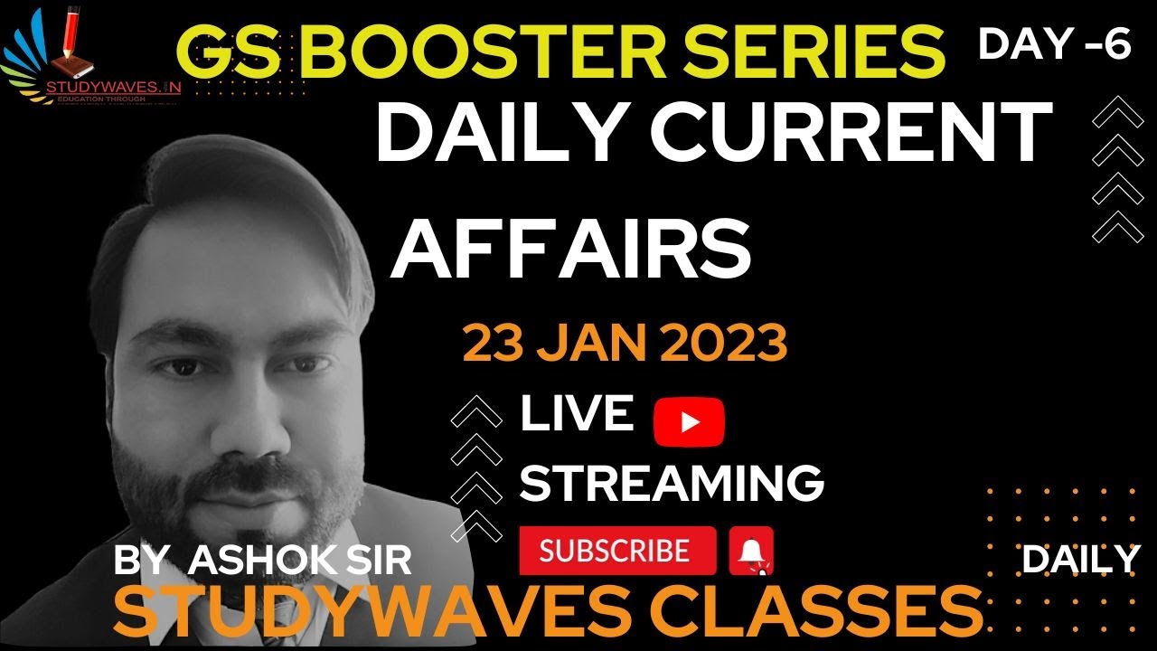 Daily Current Affairs|Day-6|By Ashok Sir - YouTube