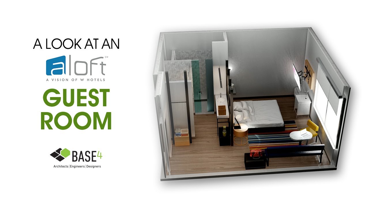 A Look at An Aloft Hotel Guest Room - YouTube