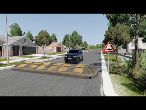Auto vs Big Speed Bump #6 - BeamNG.Drive - YouTube