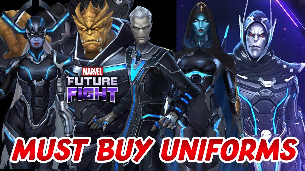 Must Buy Uniforms | Black Order Uniforms | Marvel Future Fight - MFF ...