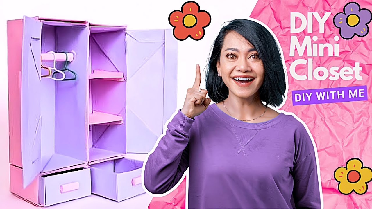 How to build a mini room | Mini Closet Décor Ideas | DIY mini closet ...