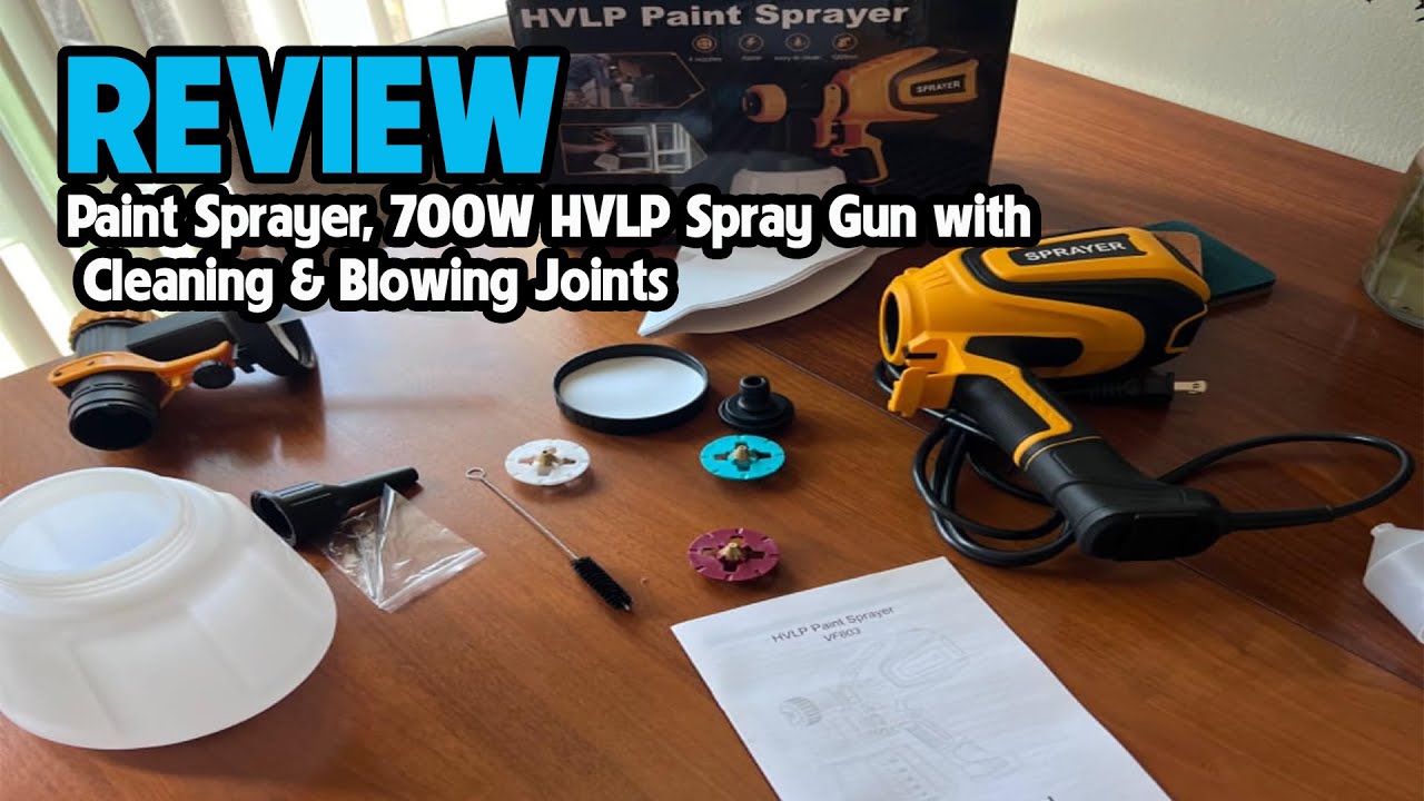 Ultimate Guide to the 700W HVLP Spray Gun - VF803 Review & Usage - YouTube