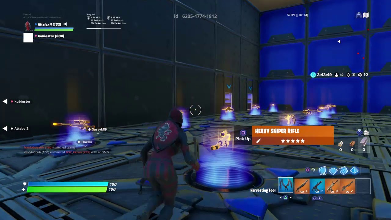 PLAY FORTNITE ID - YouTube