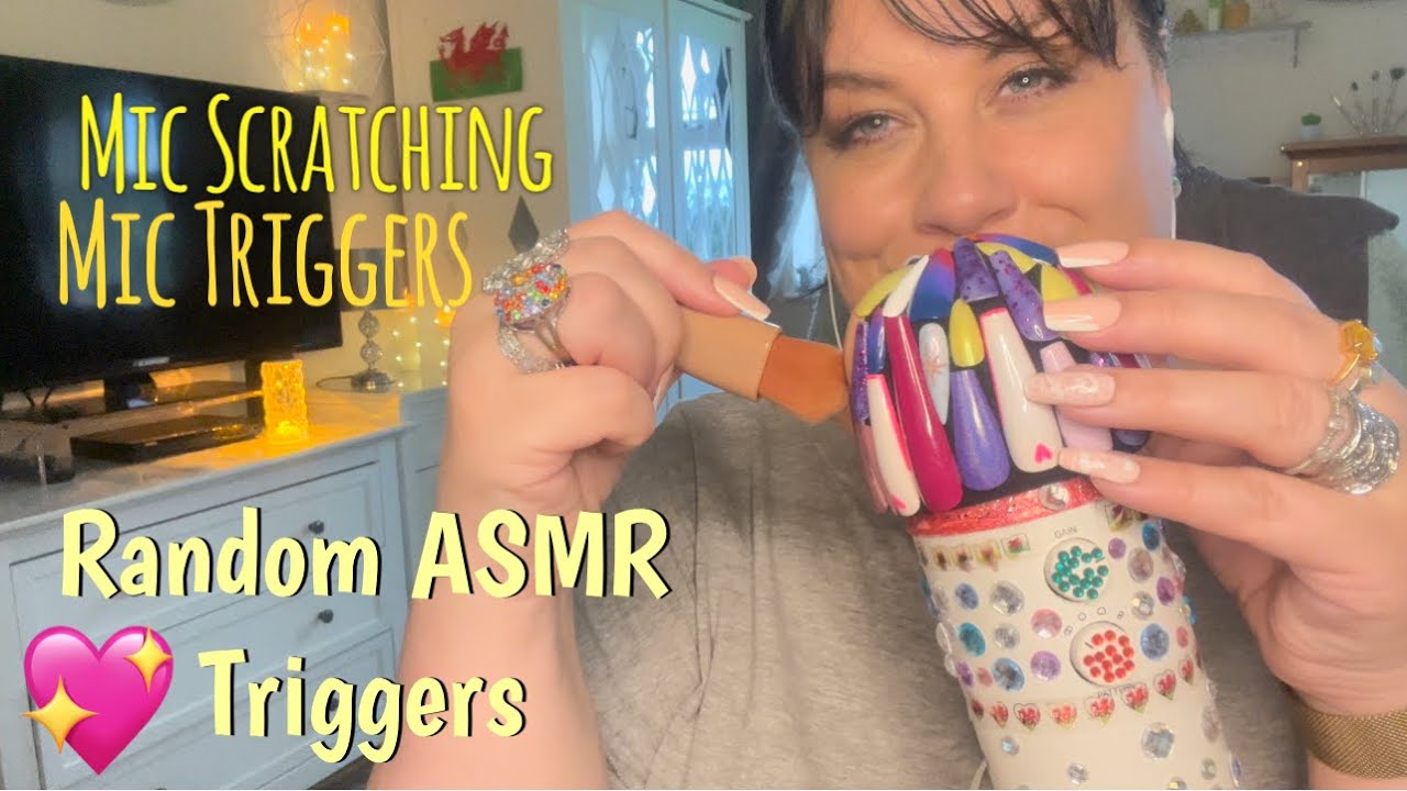 Unpredictable ASMR • Fast Random Triggers • Mic Scratching • Mouth Sounds• Tapping• - YouTube