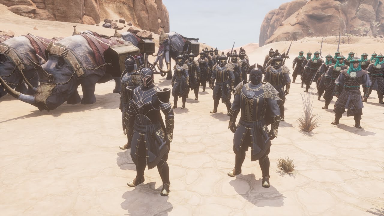 Demons VS Turanians (Part 3) - Conan Exiles Cinematic Battle - YouTube