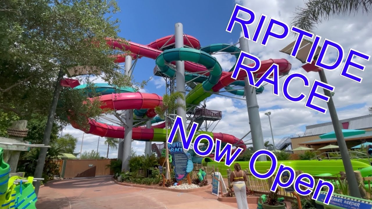 Riptide Race Aquatica Orlando NOW OPEN - YouTube