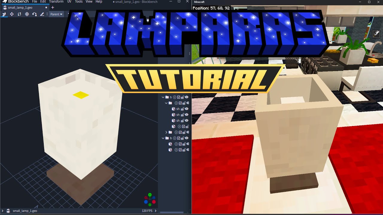 Cómo Crear Bloques de Muebles Personalizados en Minecraft | Lamparas ...