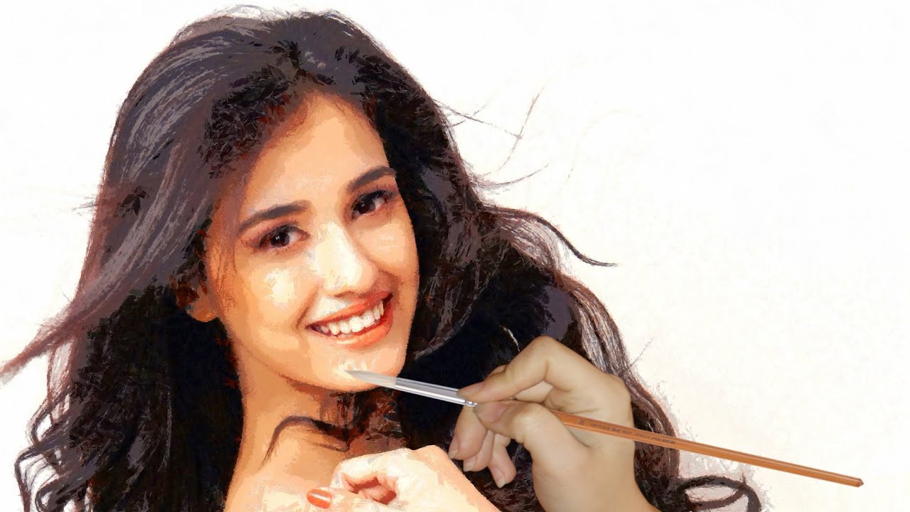 Hyperrealism Drawing timelapse: DISHA PATANI - YouTube
