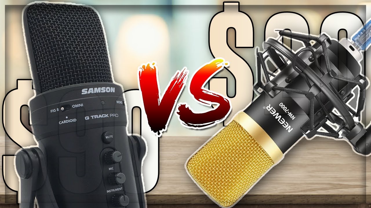 Samson G Track Pro vs Neweer Nw-7000 USB - YouTube