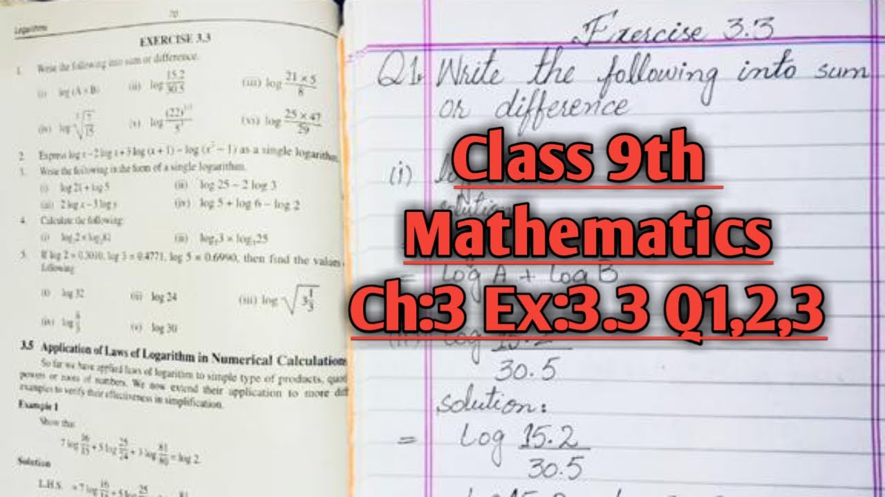 Ch:3 Ex:3.3 Q1,2,3| 9th Maths |Class 9th Maths Ch:3 Exercise 3.3 Q1,2,3 ...