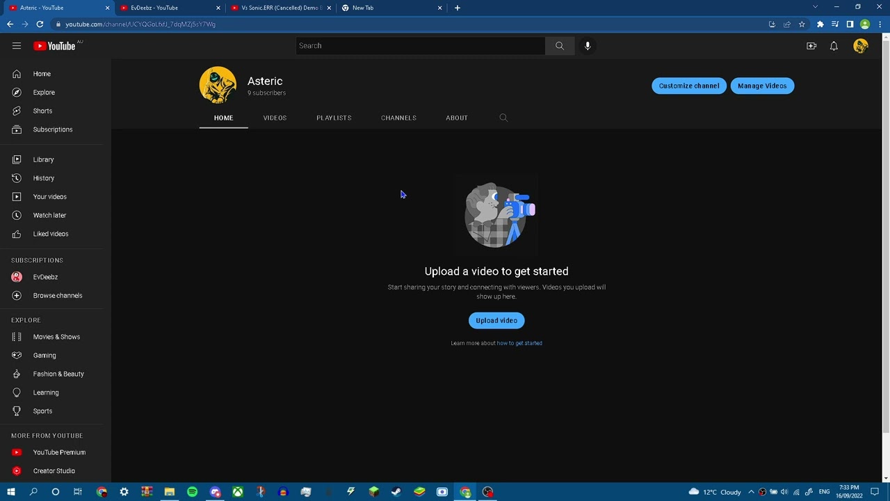 My channel got terminated :( - YouTube
