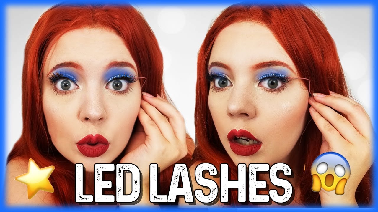 LED Light Up Eyelashes?!? NAY or SLAY? - YouTube