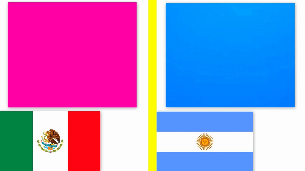 EL COLOR TÍPICO DE CADA PAÍS - YouTube