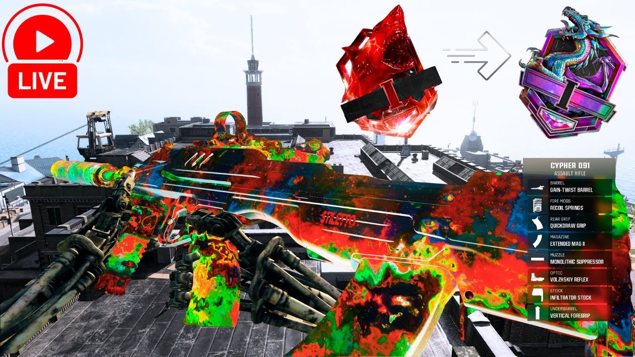 🔴LIVE - Ranked Rebirth Warzone Road To IRIDESCENT - YouTube