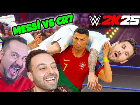 WWE MESSİ vs RONALDO! SPİDERMAN-İRONMAN TÜM KAHRAMANLAR KAPIŞIYOR!