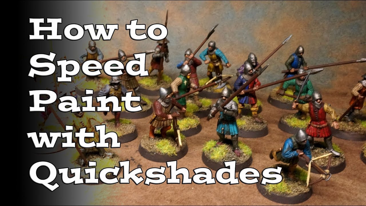 The Basics: Speed Painting with Quickshades or One-Coat Washes - YouTube