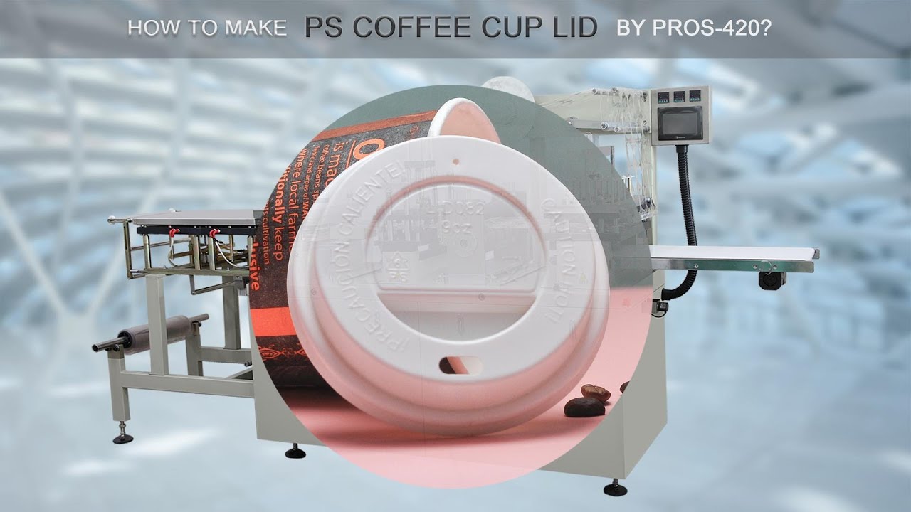 Automatic Plastic PS Lid Making Machine - YouTube