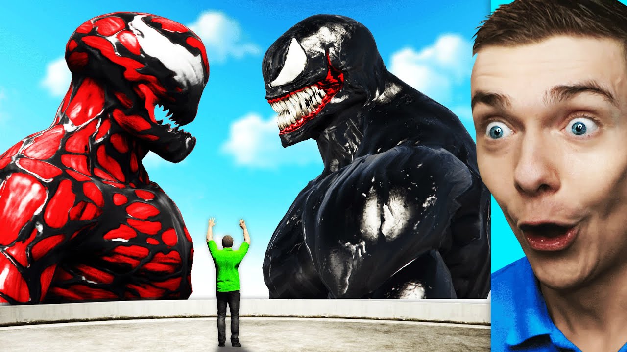 GIANT CARNAGE vs GIANT VENOM In GTA 5 (Battle) - YouTube