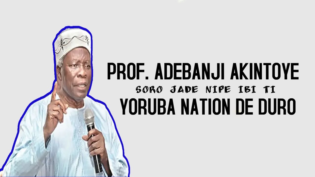 Prof. Banji Akintoye reveals more secrets about the status of the ...