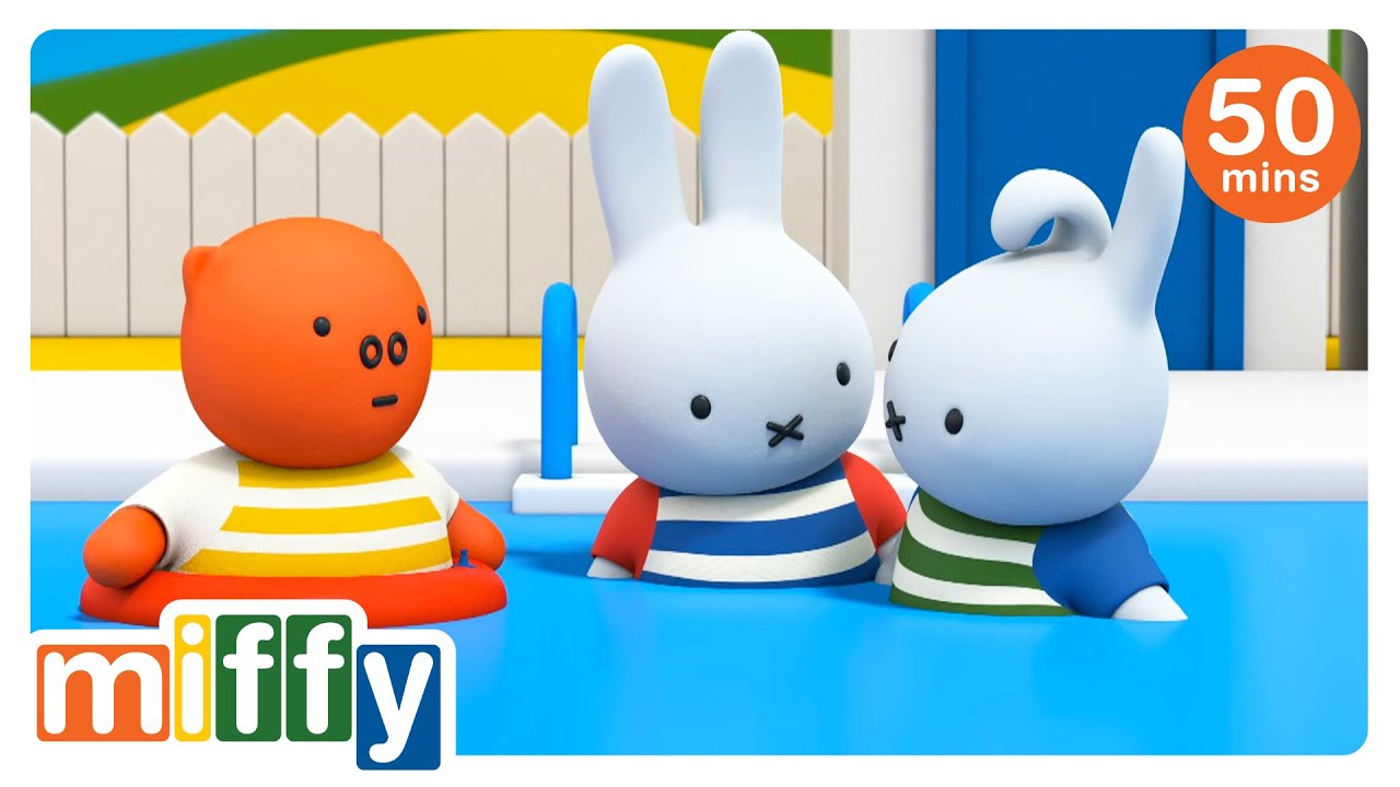 Miffy and the Pool | Miffy | Cartoons for kids - YouTube
