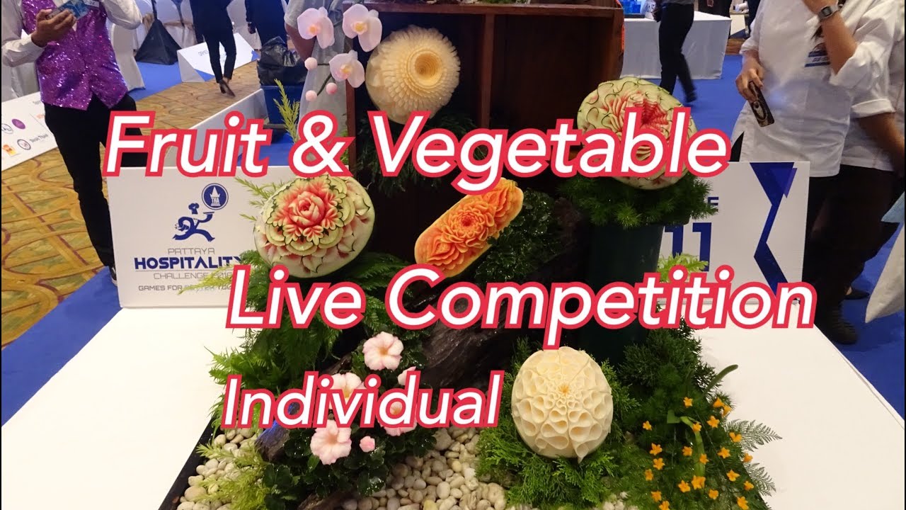 【fruitcarving】Free-style Fruit & Vegetable Live Competition individual ...