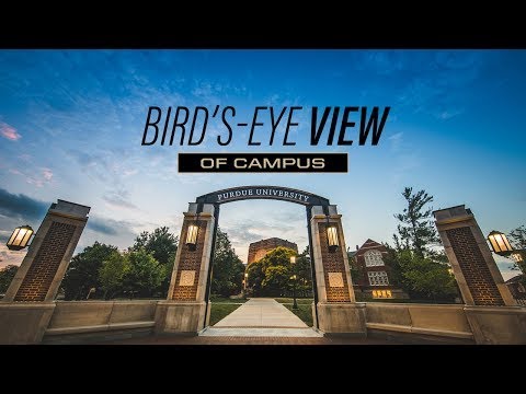 Take a Surprising Look Inside Purdue University Campus - Aerial Drone ...
