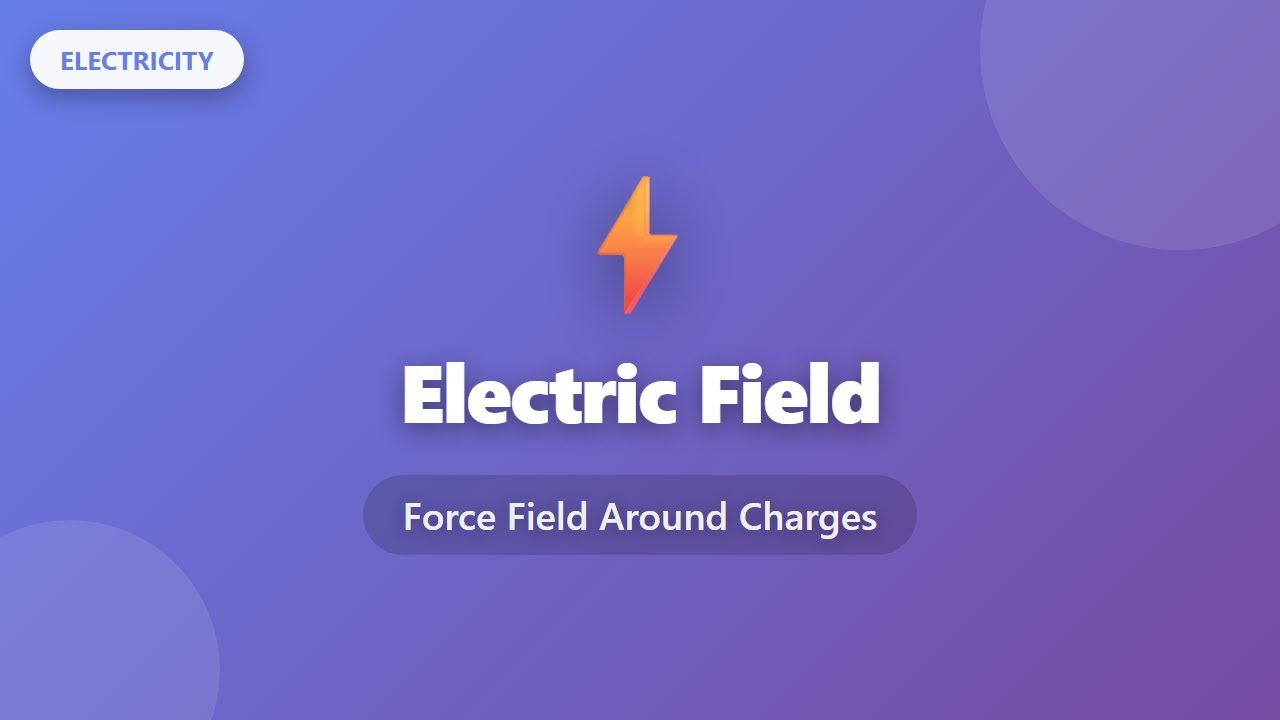 Electric Field Explained: Force Field Around Charges | Physics for ...