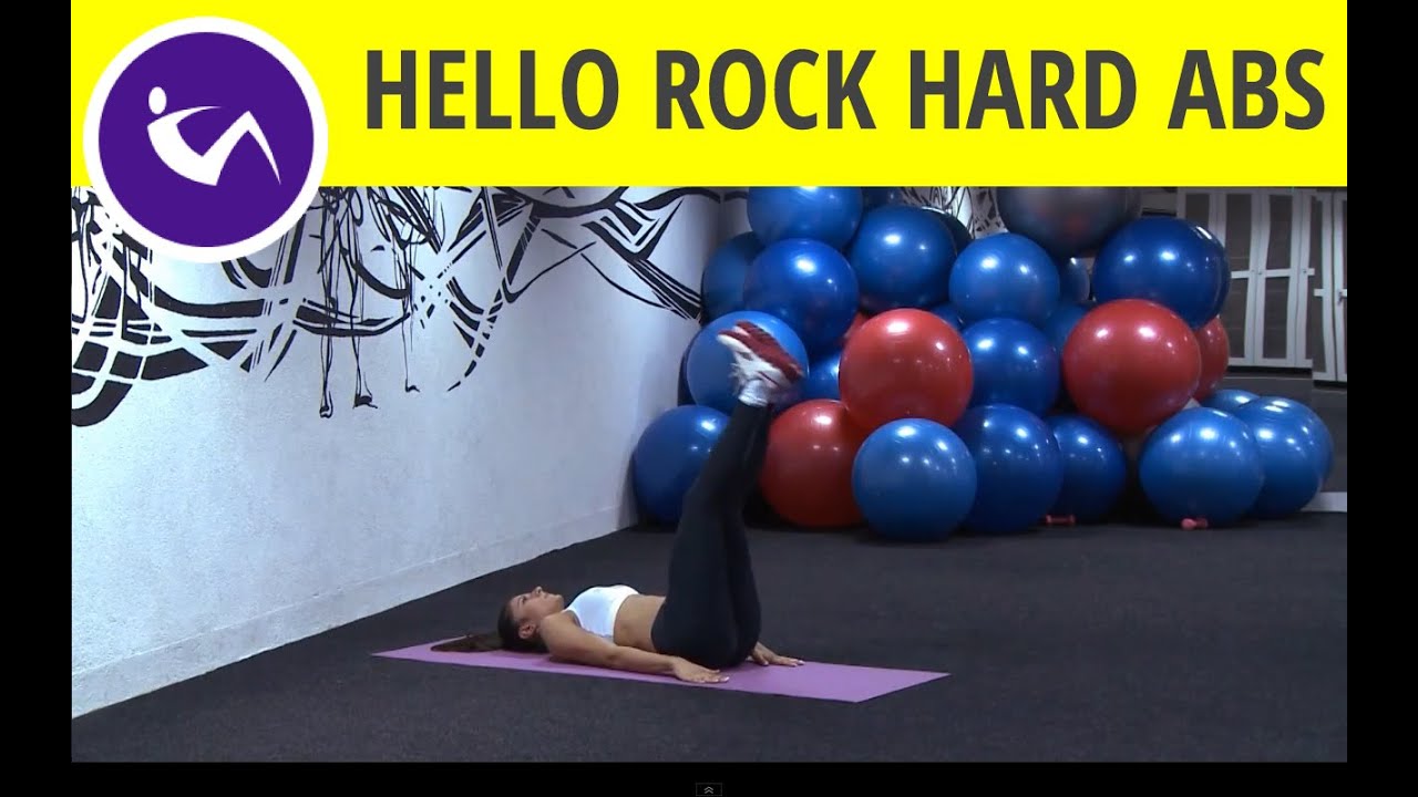 Great lower belly workout: kick ups for beautiful 6 pack abs - YouTube