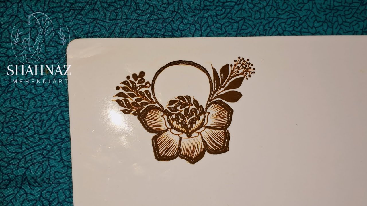 step by step flowers || new flowers design || @ShahnazMahendiart - YouTube