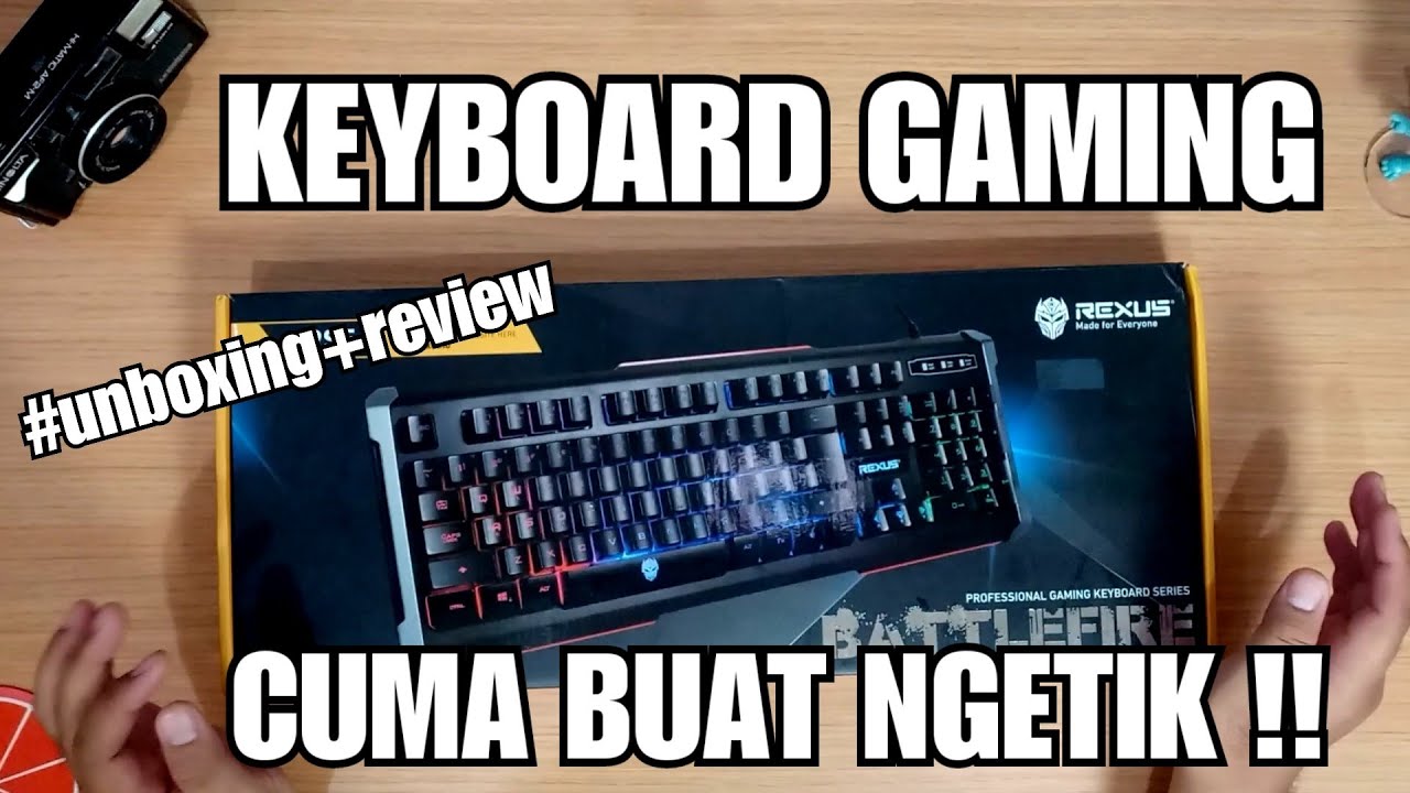 KEYBOARD REXUS K9SE - Unboxing & Review Keyboard Gaming Murah - YouTube