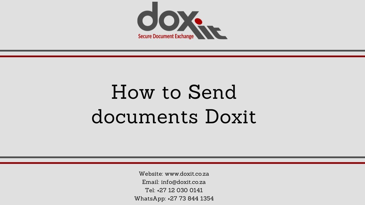 How To Send Documents On Doxit YouTube how-to-send-documents-on-doxit-youtube