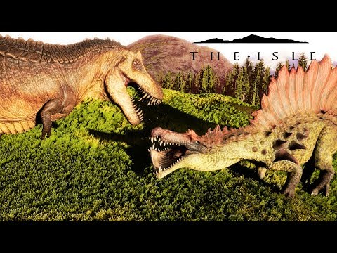 The Isle - HYPO SPINO VS HYPO REX, HYPO SPINO WAS LEAKED IN A MOD! PLAYING AS HYPO SPINO - Gameplay