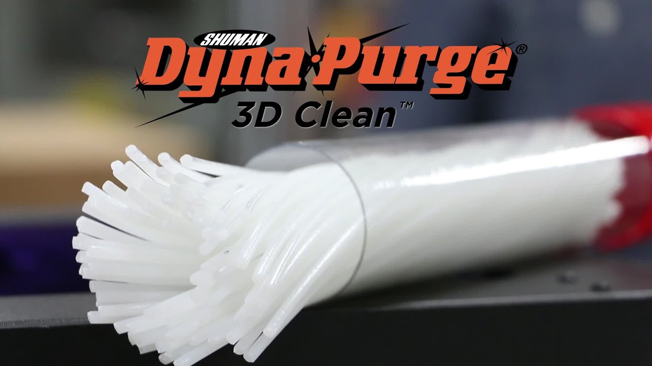 Dyna-Purge® 3D Clean™ Purge Material for 3D Printing - YouTube