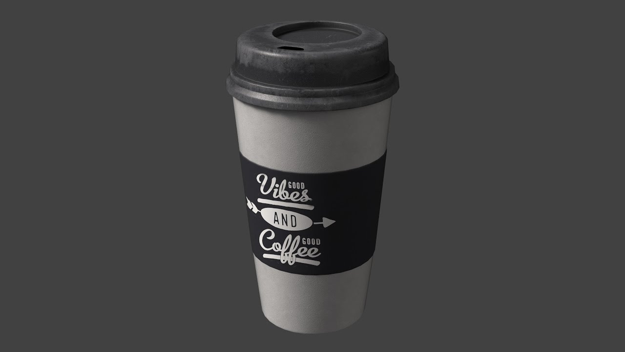 Modern Coffee Cup in Cinema 4D - YouTube