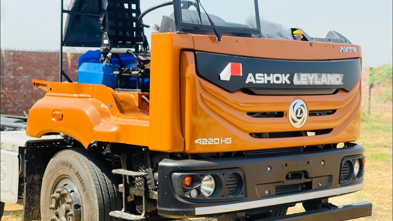 Ashok leyland 4220 bs6 , 14 wheeler truck chassis Review - YouTube