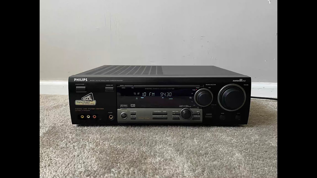 Philips FR 975 5.1 Home Theater Surround Receiver - YouTube