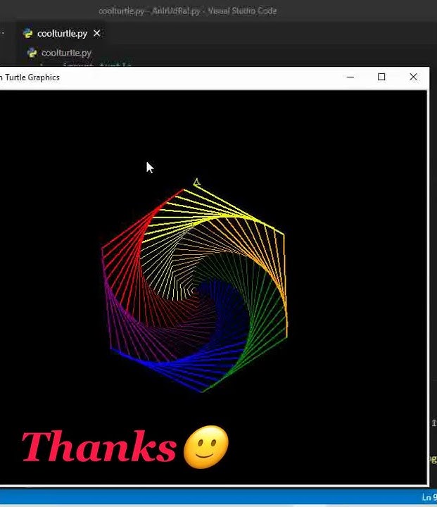 graphic design tutorials for beginners | python turtle animation | logo ...
