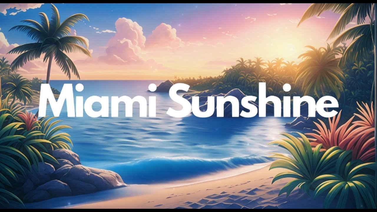 [Miami Sunshine] Chil Lofi Music Mix 🎧 for study • work • focus • 1 ...