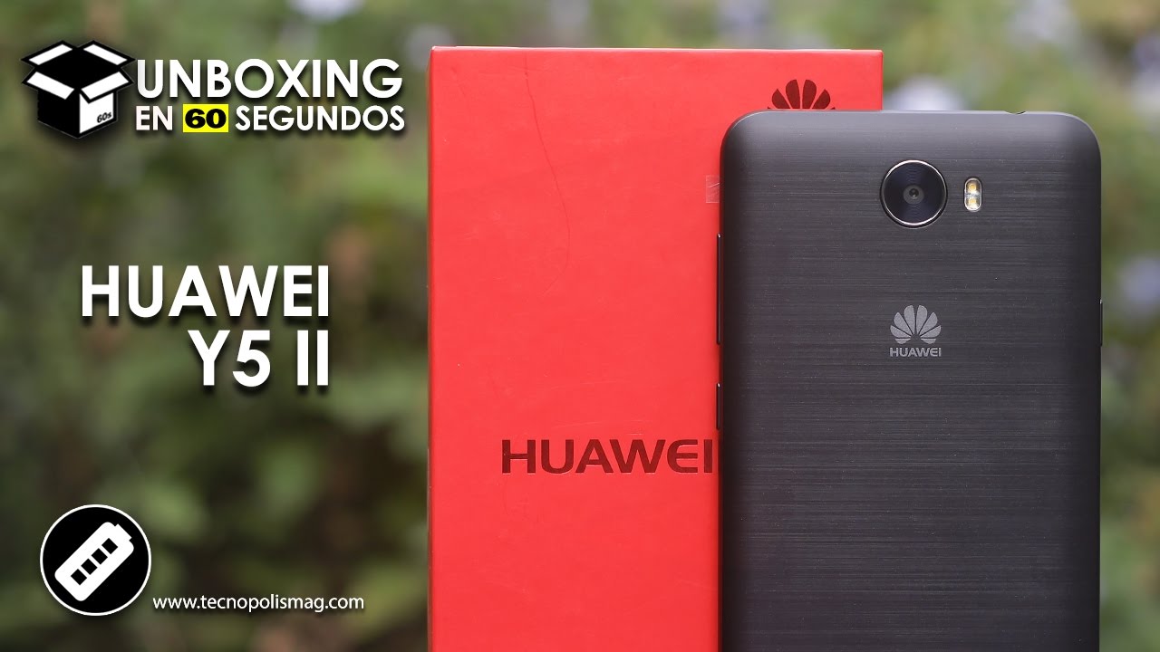 Huawei Y5 II Unboxing en 60 segundos - Estupendo Gama Media - YouTube
