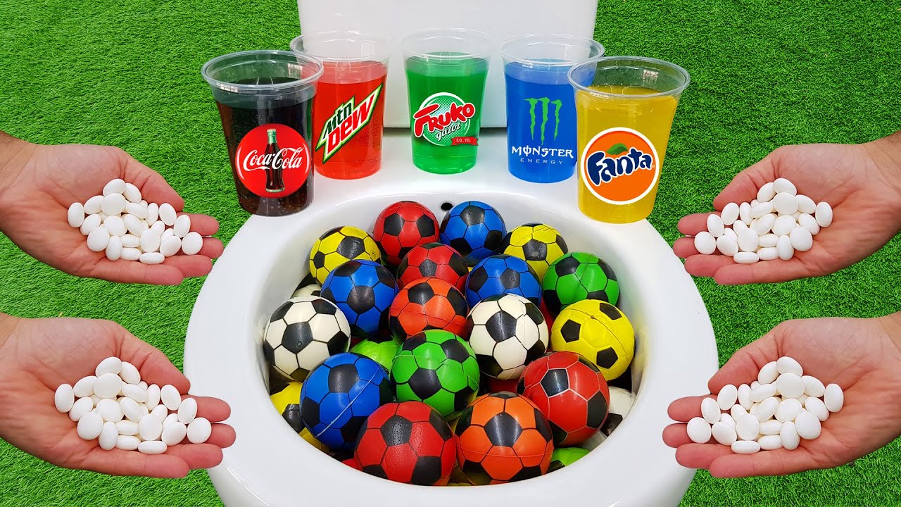 Football VS Coca Cola Zero, Monster, Fanta, Mtn Dew, Fruko and Mentos ...