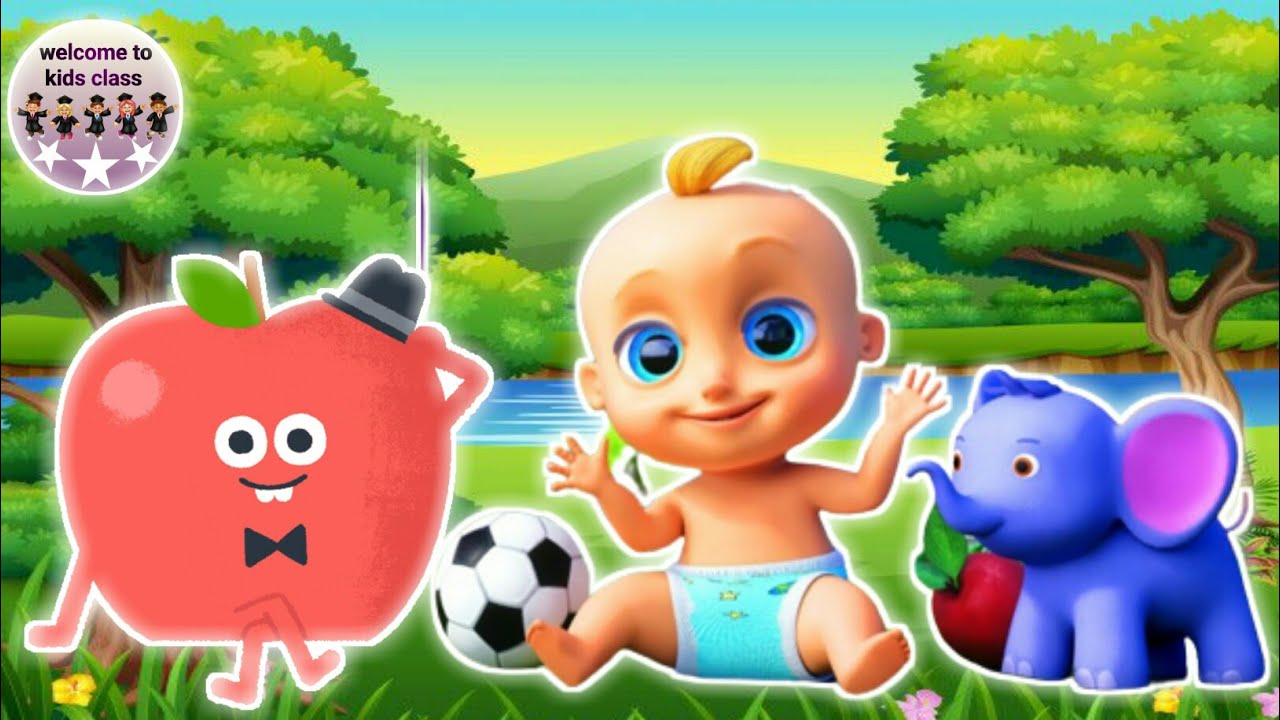 3D ABC kids song | popular nursery rhymes | nursery rhymes for kids ...