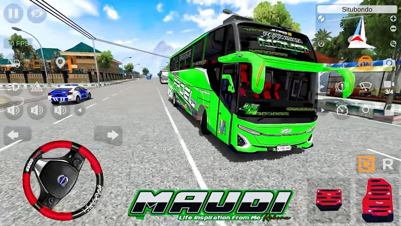 Bus Pariwisata MSM Fadel Maudi Jemput Rombongan Karyawan Liburan Di ...