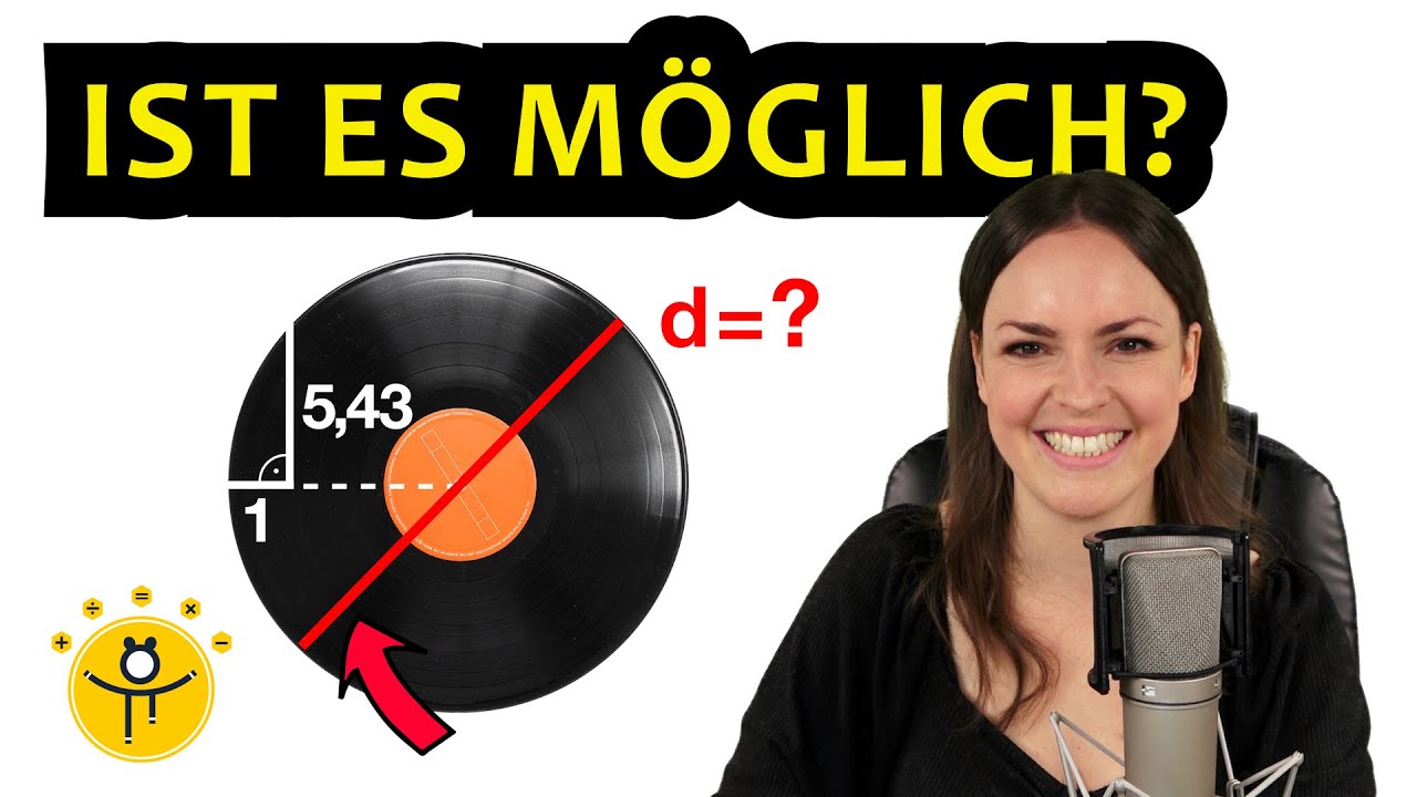 Wie groß ist der Durchmesser? – Mathe RÄTSEL - YouTube