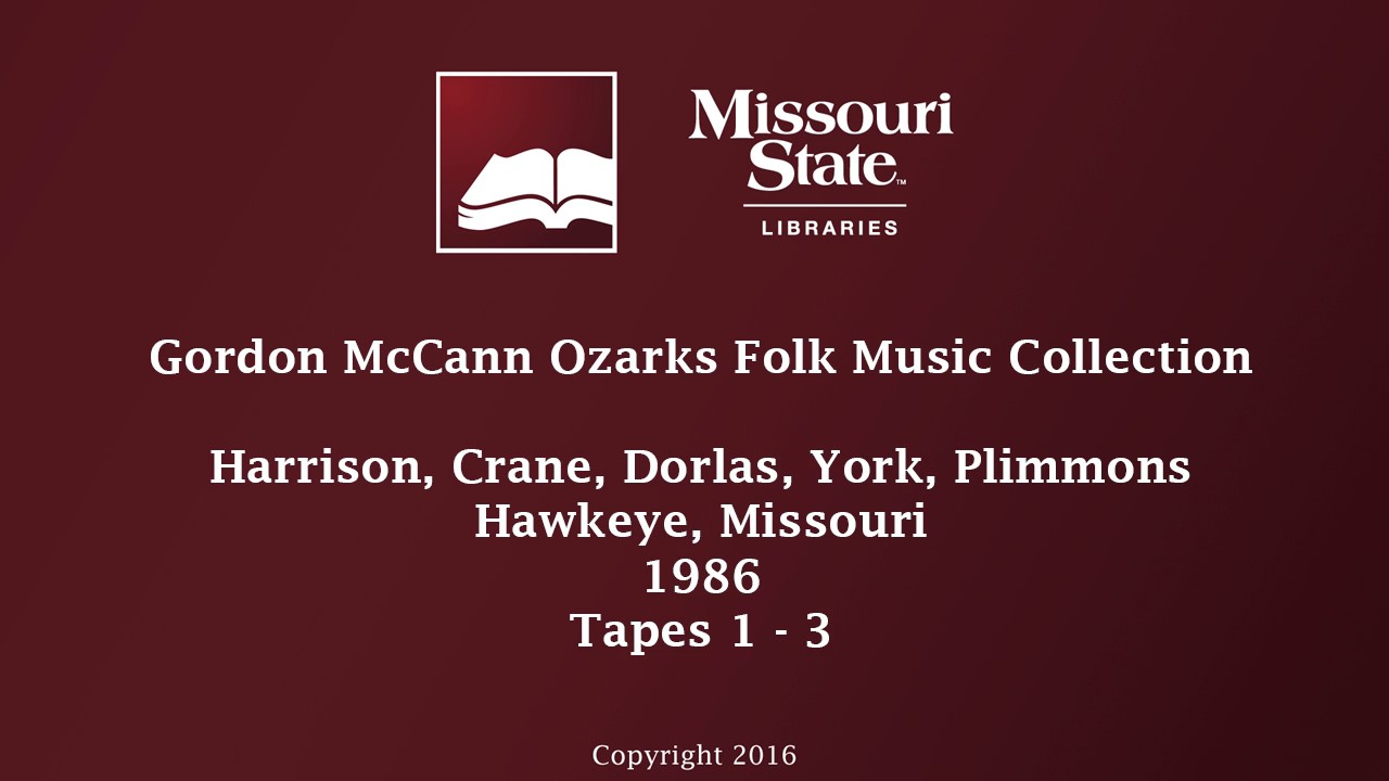 McCann: Harrison, Crane, Dorlas, York, Plimmons, ca. 1986 - YouTube