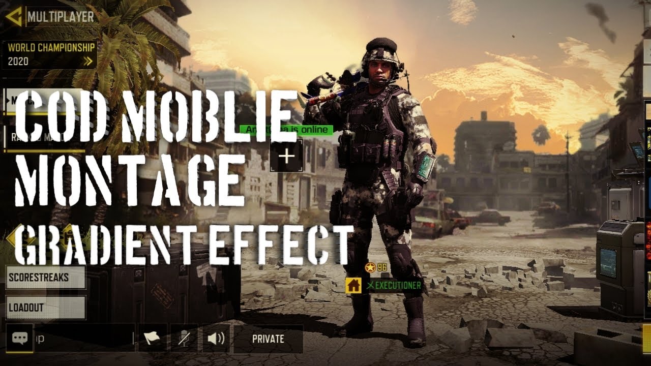 Gradient effect editing | COD mobile | Gameplay montage - YouTube
