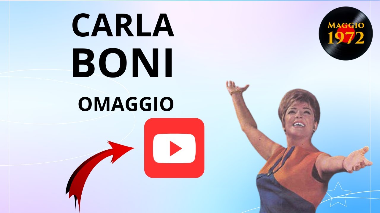 Omaggio a Carla Boni - YouTube