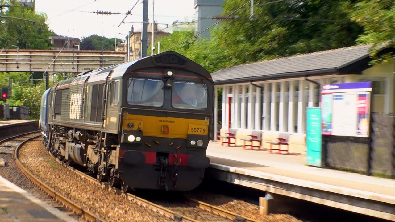 66779 Evening Star at Shipley on 27/07/2023 with the 6M38 - YouTube