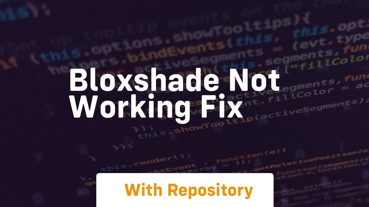 Bloxshade not working fix - YouTube