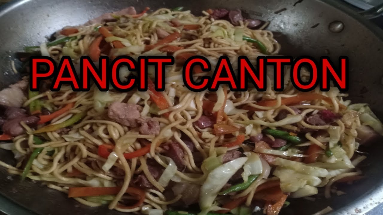How to Cook Pancit Canton - YouTube