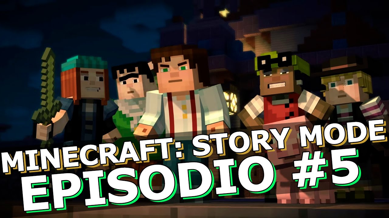 MINECRAFT STORY MODE - #5 - DIVERSIÓN EN LAS VÍAS - YouTube